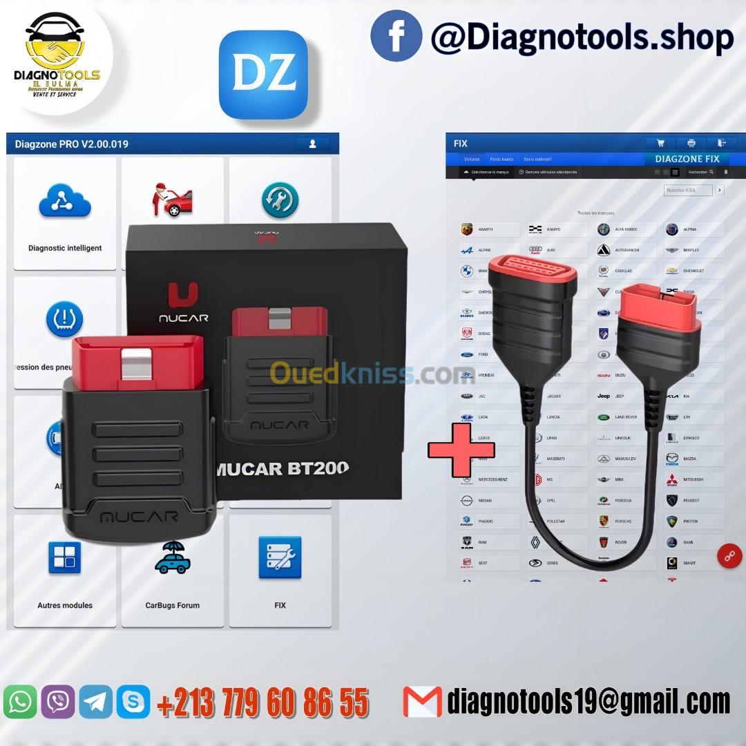Mucar Bt200 Pro Avec Diagzone Pro V2, Launch Diagzone Pro V2 Mise à ...