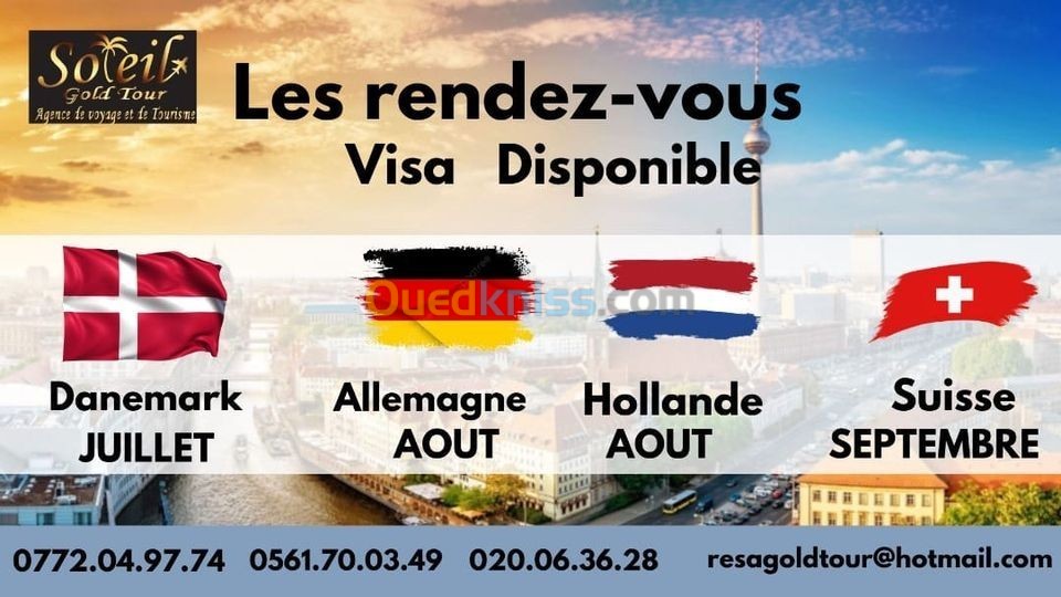 RENDEZ VOUS VISA - Alger Algérie