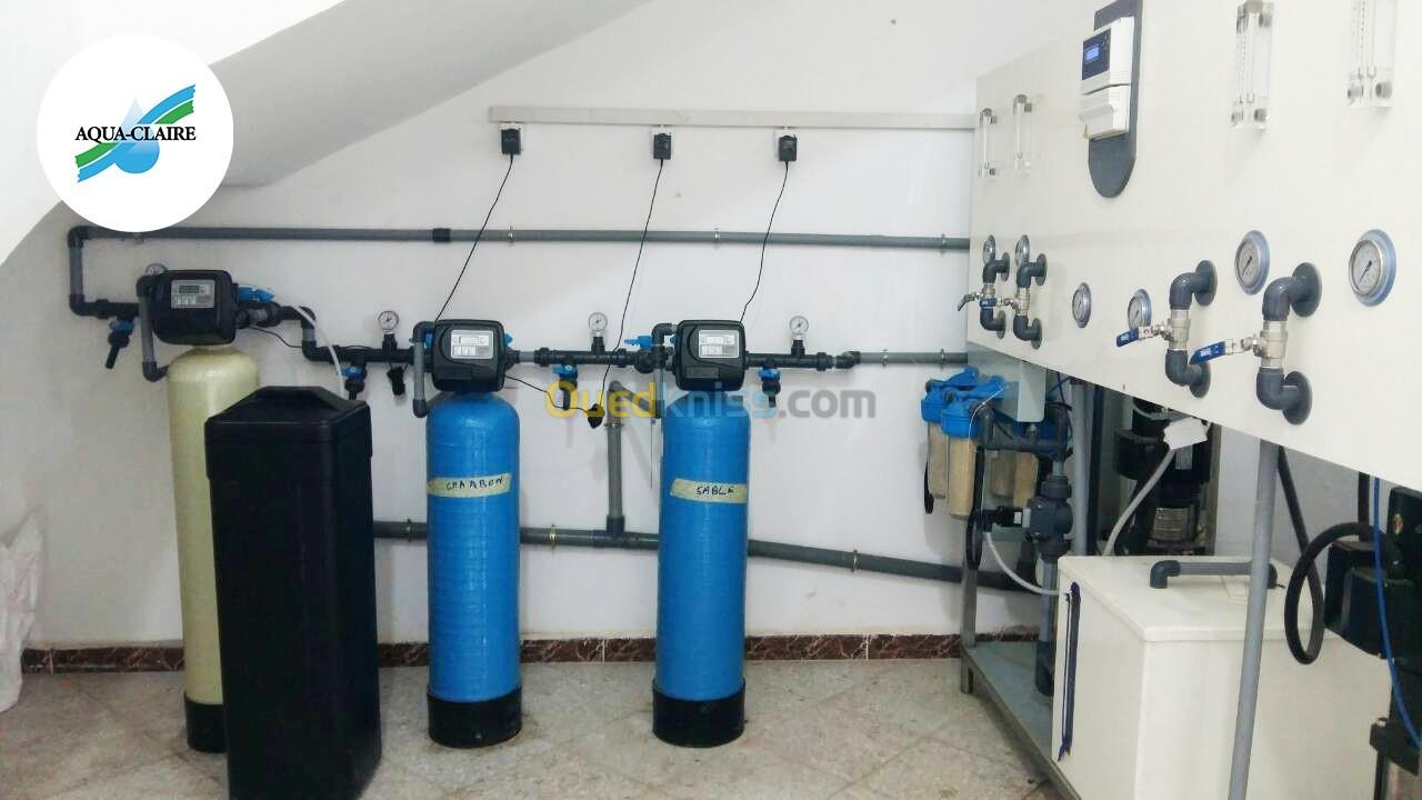 Fabrication, installation et maintenance des équipements de traitement des eaux. - Alger Algérie