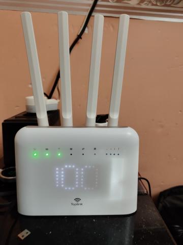 MODEM TOPLINK 4G ROUTER PRO 3 LTE, rechargeable à batterie, 4 ANTENNES ...