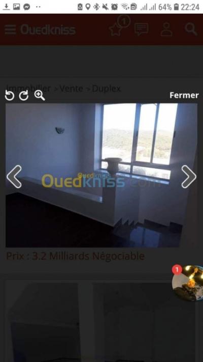 Duplex Vente - Ouedkniss.com - Algérie