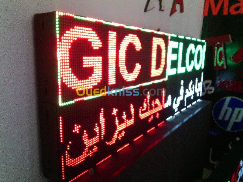 fabrication des afficheurs LED - Alger Algérie
