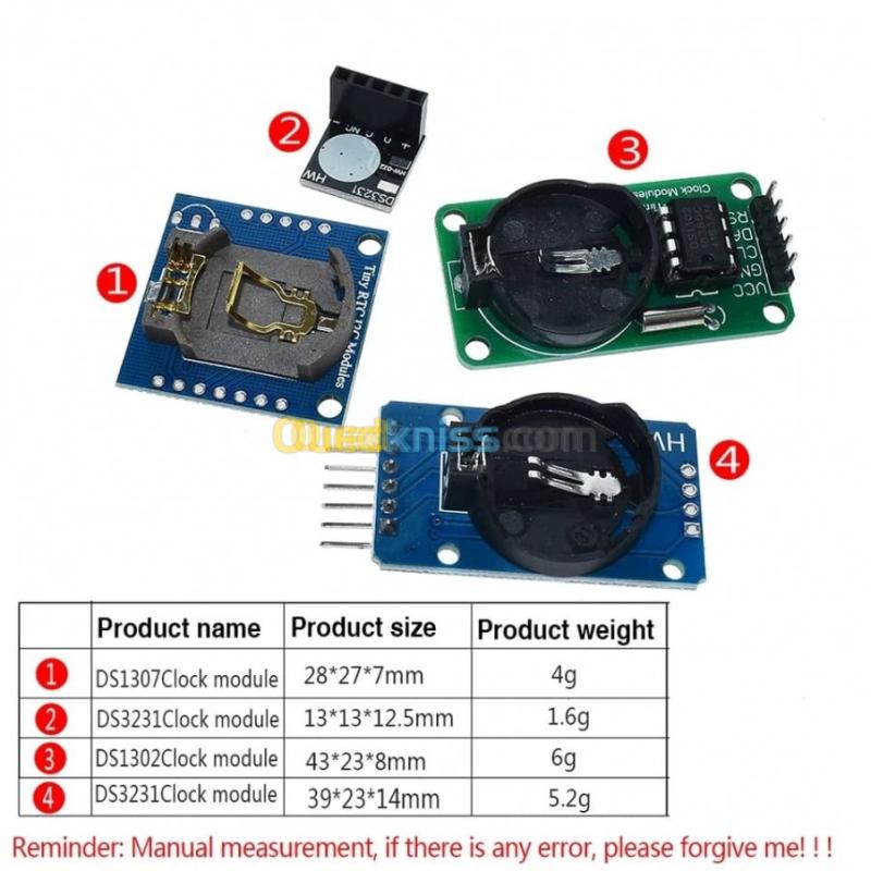 Module horloge RTC Ds3231 arduino blida