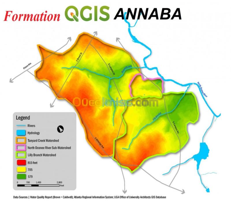 Formation SIG avec logiciel QGIS - Annaba Algérie