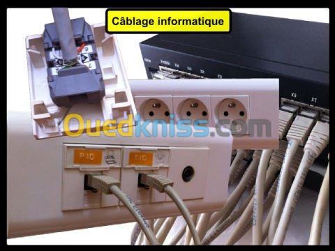 Installation Câblage Informatique, Electrique et Camera de Surveillance ...