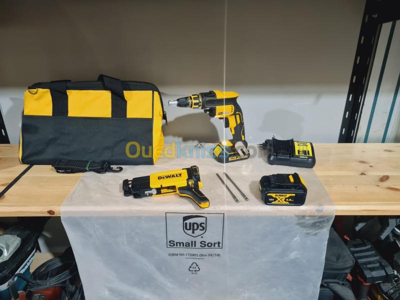 Visseuse Plaquistes avec chargeur Vis XR 18V DEWALT DCF620 + DCF6202 ...