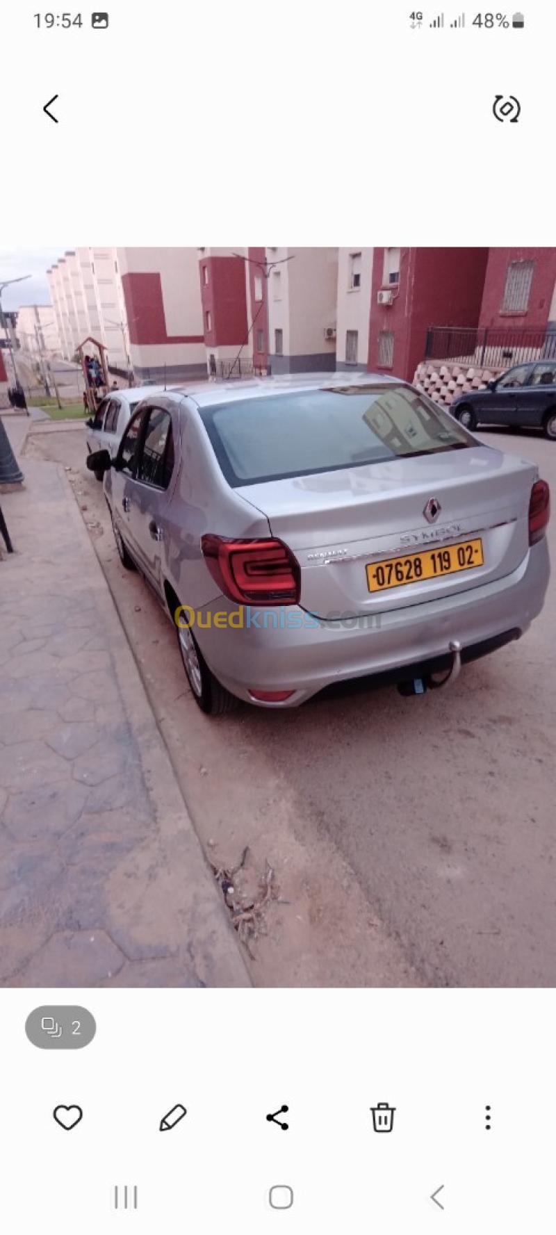 Renault Symbol 2019 Symbol Chlef Chlef - Ouedkniss.com - Algérie