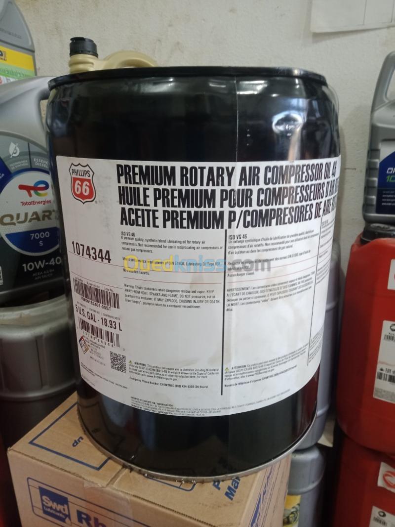 PHILLIPS 66 Premium Rotary Air Compressor Oil bidon 19L - الجزائر الجزائر