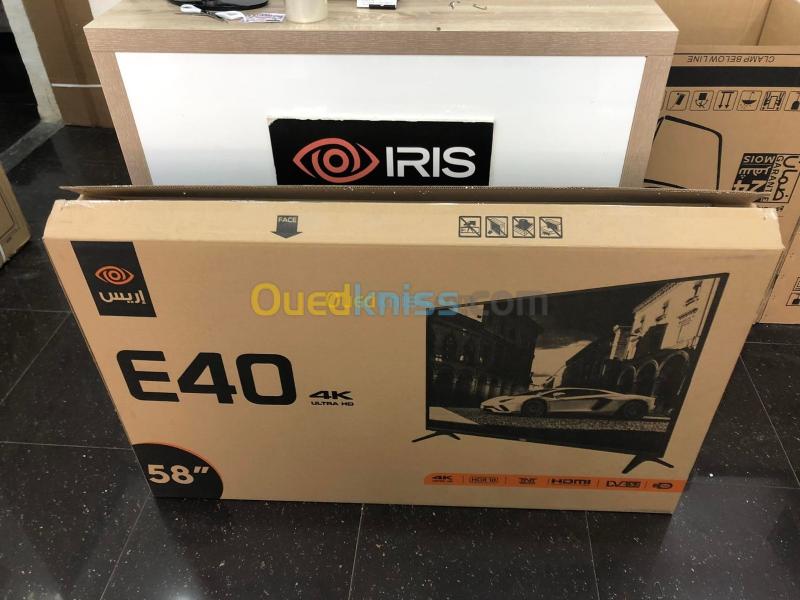 TV IRIS 58 E40 LED UHD 4K - Alger Algérie