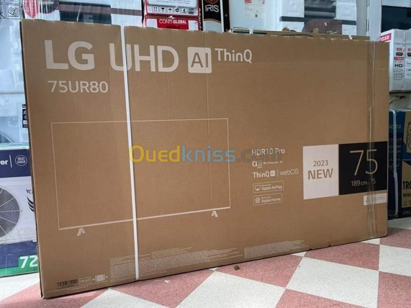 Promotion Television LG 75 pouce Ur80 2023 Garantie 2 ans 4k Uhd Smart Tv - Alger Algérie