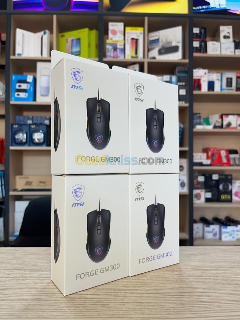 SOURIS MSI FORGE GM300 BLACK WIRED - Alger Algérie