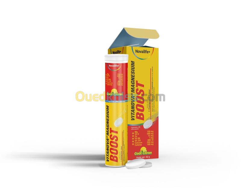 Vitanova Magnésium Boost Effervescent - Tipaza Algérie