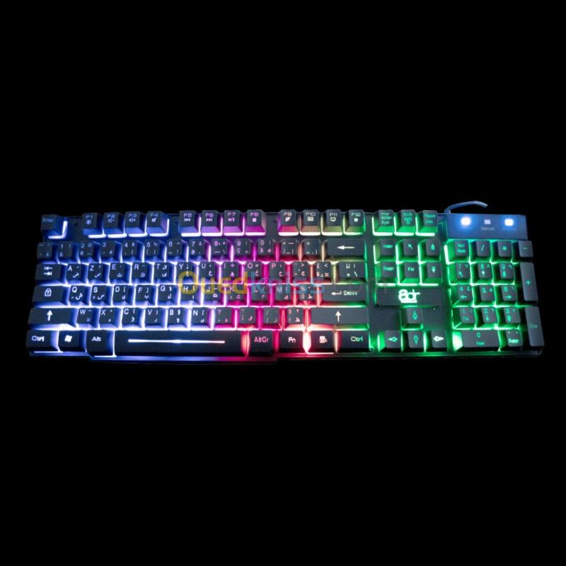 CLAVIER GAMING ADR 1305G RAINBOW BACKLIGHT - Alger Algeria