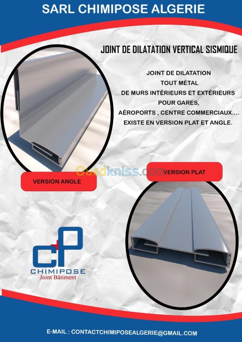joint de dilatation vertical sismique - Tipaza