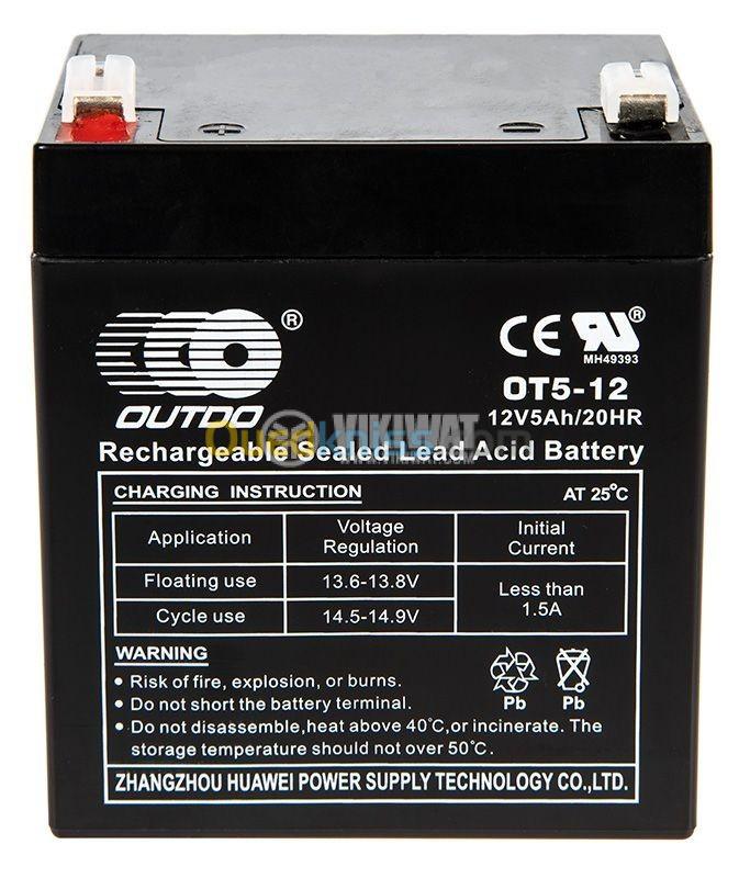 BATTERIE ONDULEUR OUTDO 12V/20hr 4.5AH / 7 AH / 9AH / 12AH Alger Dely ...