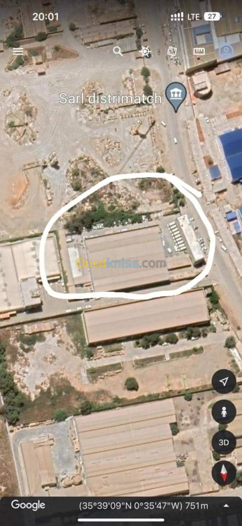 Vente Usine Oran Es senia - Oran Algérie