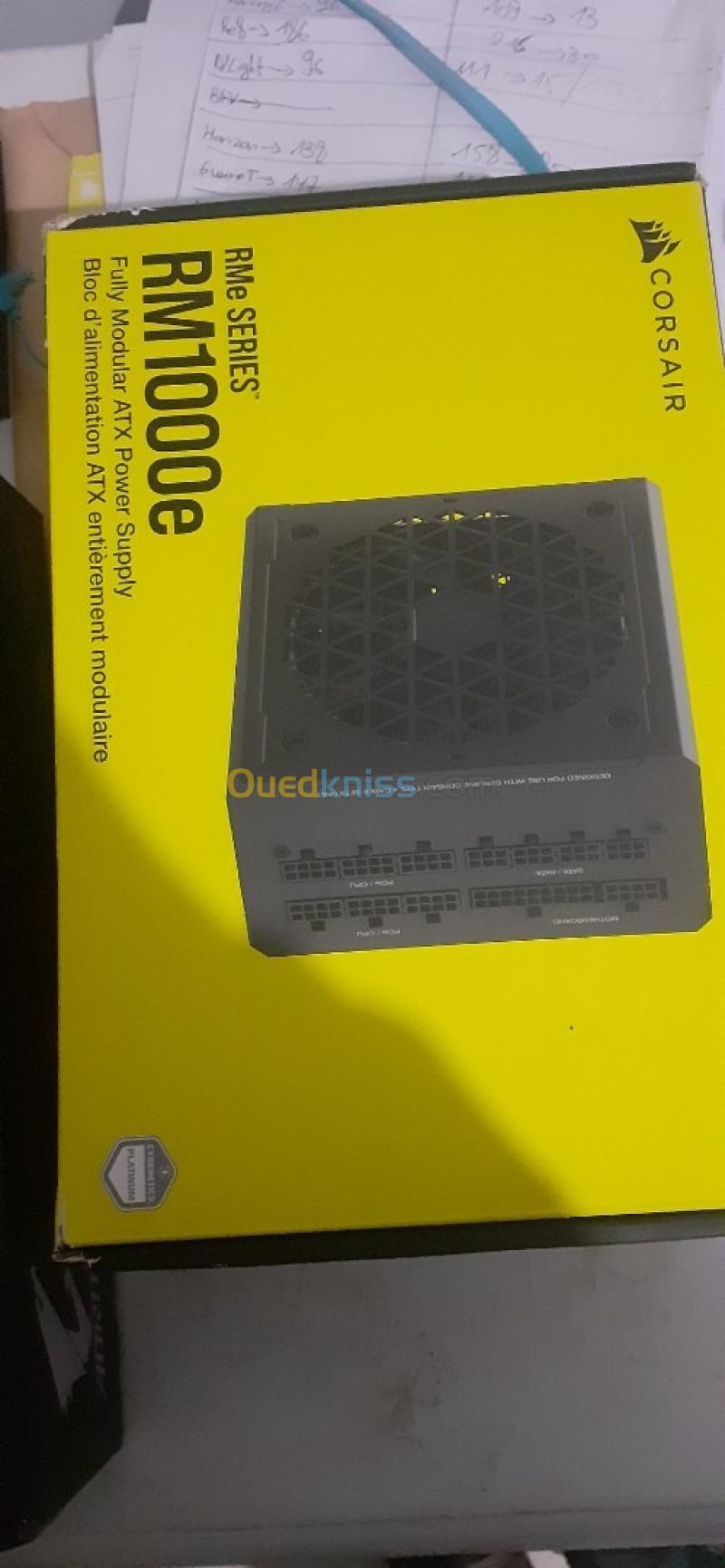 Corsair rm 1000e atx 3.0 1000w gold cybernytic platinium Blida Blida ...