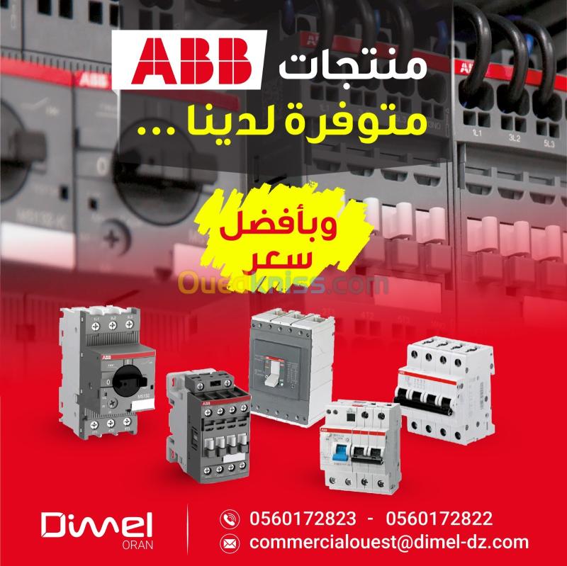 ABB disjoncteur - Différentiels - Contacteur - Relais THERMIQUE- Interrupteurs - varriateur ...